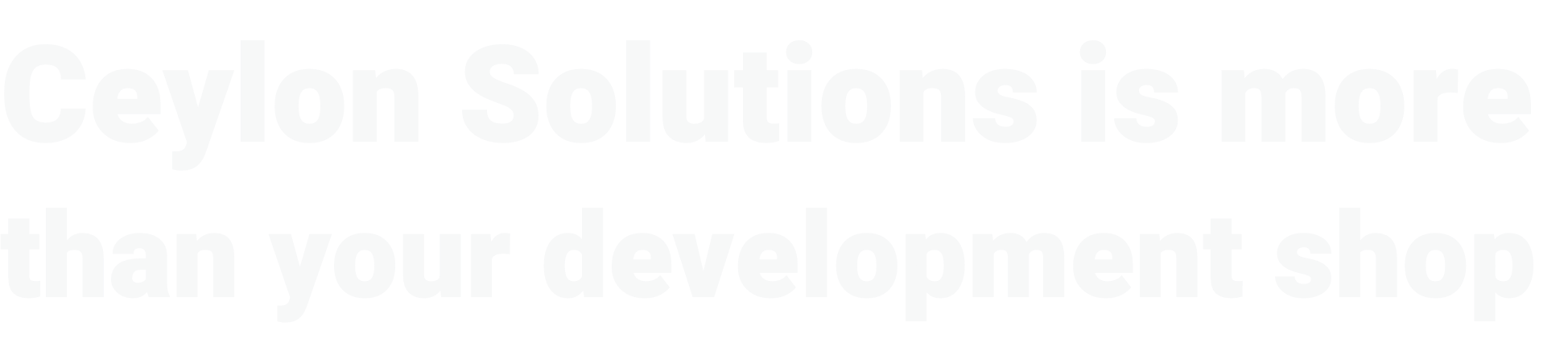 cs - Ceylon Solutions